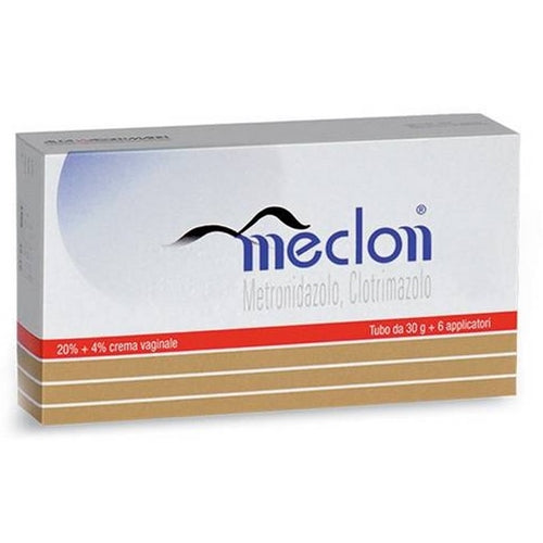 MECLON "20% + 4% CREMA VAGINALE"TUBO 30 G + 6 APPLICATORI ...